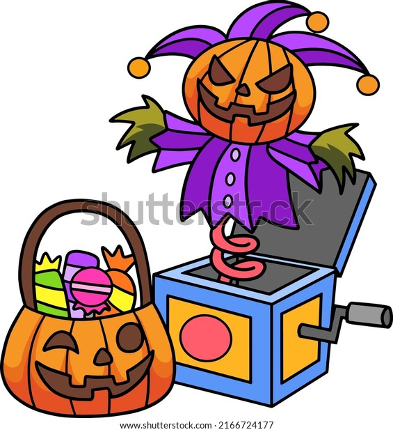 Jack Box Cartoon Colored Clipart: เวกเตอร์สต็อก (ปลอดค่าลิขสิทธิ์ ...
