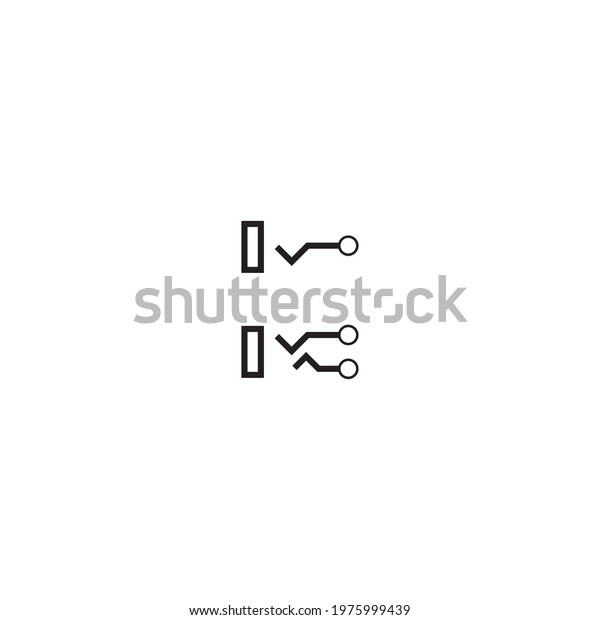 Jack Symbol Jack Icon Electronic Circuits Stock Vector (Royalty Free ...