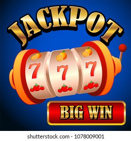 Jackpot Machine Gold Coins Stock Vector (Royalty Free) 1078009001 ...