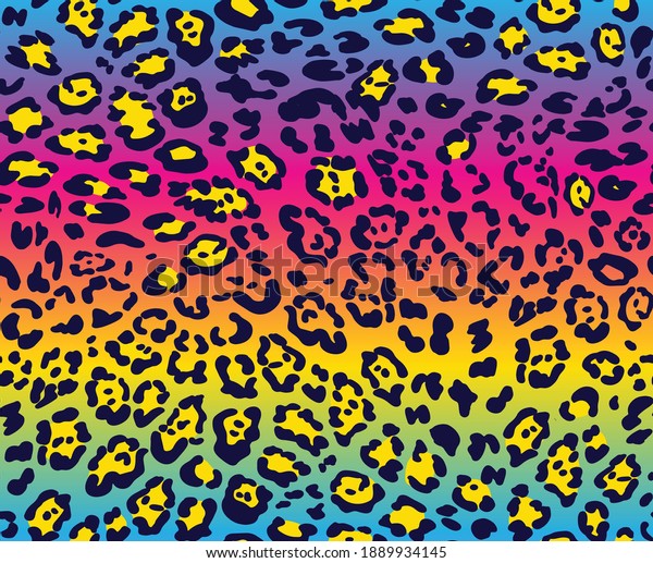 Jaguar Animal Skin Repeat Pattern Rotary Stock Vector (Royalty Free ...