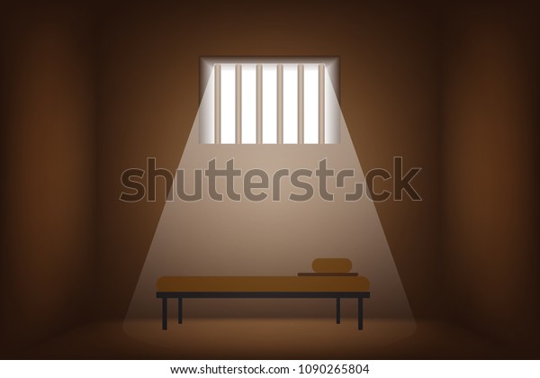 Jail Prisoners Bed Vector Illustration Eps10 Stock Vector (Royalty Free ...