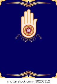 Jain Emblem Ornamental Background Stock Vector (Royalty Free) 30208312 ...
