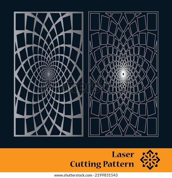 Jali Design Laser Cnc Router Stock Vector (Royalty Free) 2199831543 ...