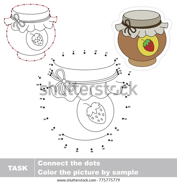 Jam Dot Dot Educational Game Kids Stock Vector (Royalty Free) 775775779 ...
