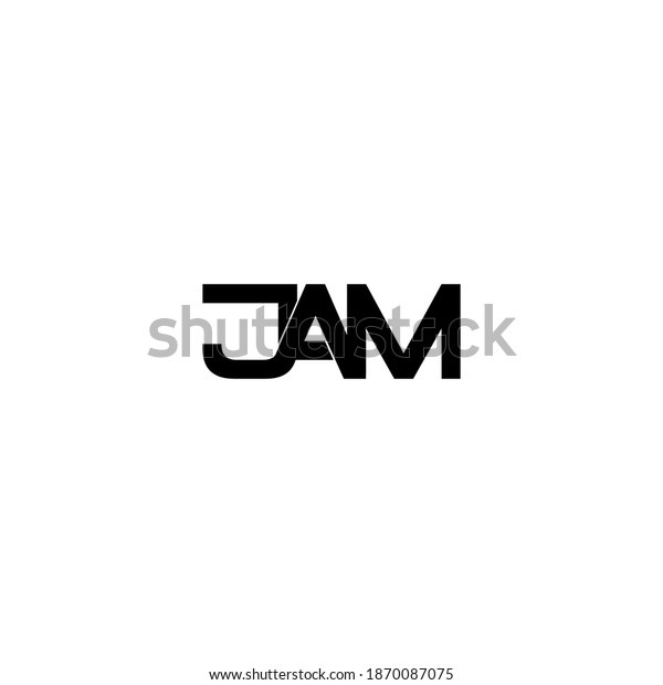 Jam Letter Original Monogram Logo Design Stock Vector (Royalty Free ...