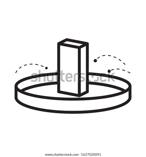 Jamarat Ritual Hajj Icon Vector Isolated Stock Vector (Royalty Free ...