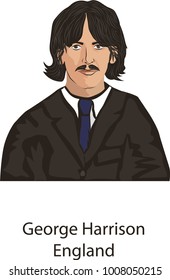 49 Cartoon beatle george harrison Images, Stock Photos & Vectors ...