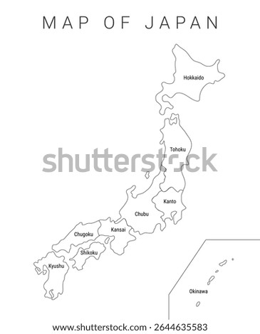 Japan Map Drawing | Free download on ClipArtMag