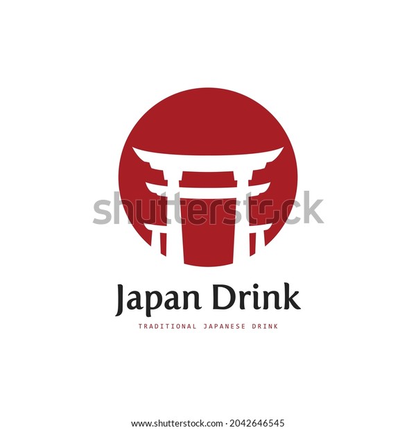 Japan Drink Logo Isolated Vector Illustration Stock Vector (Royalty ...