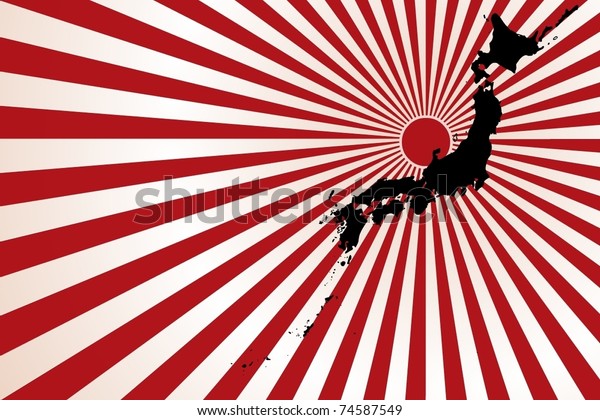 Japan Earthquake Tsunami Stock Vector (Royalty Free) 74587549 ...