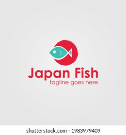 Japan Fish Logo Template Design Stock Vector (Royalty Free) 1983979409 ...