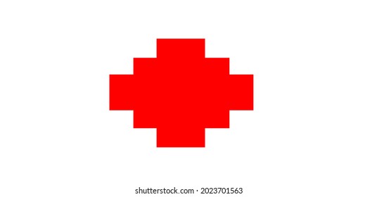 Japan Flag 8 Bit Style Stock Vector (Royalty Free) 2023701563 ...