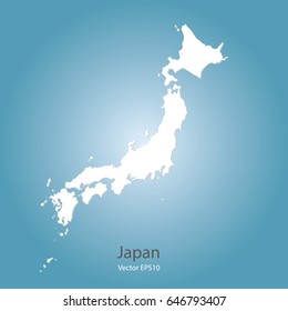 Japan Map Stock Vector (Royalty Free) 646793407 | Shutterstock