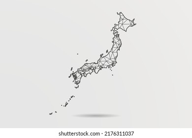 371 Japan low poly map Stock Illustrations, Images & Vectors | Shutterstock