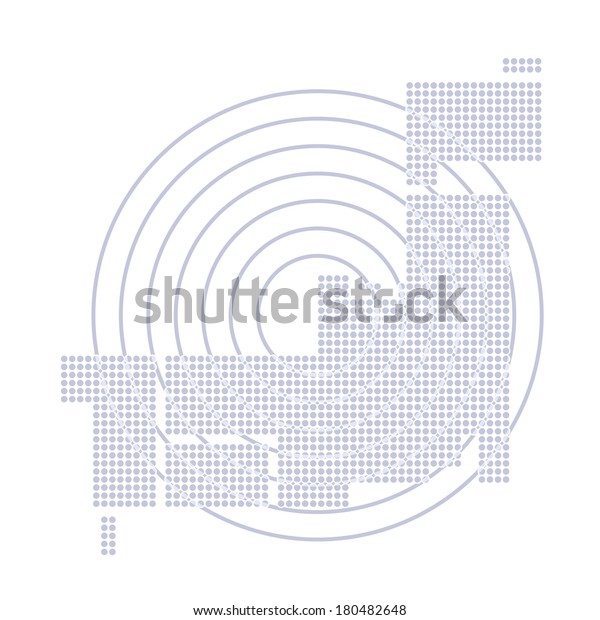 Japan Map Circle Stock Vector (Royalty Free) 180482648 | Shutterstock