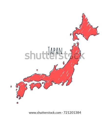 Japan Map Drawing | Free download on ClipArtMag