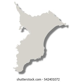 Japan Map Prefecture Icon Stock Vector (Royalty Free) 542401072 ...