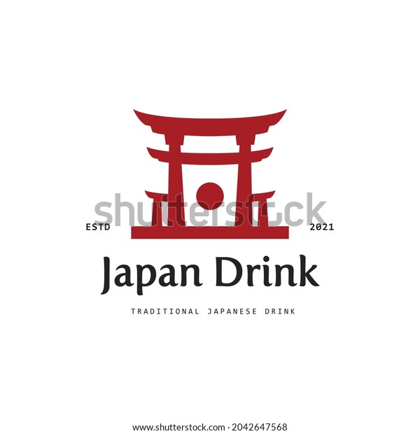 Japanese Coffee Drink Logo Vector On Stock Vector (Royalty Free ...
