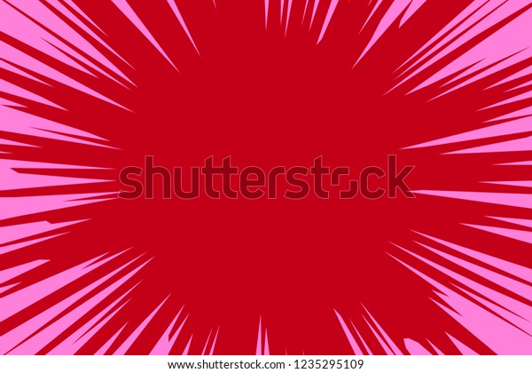Japanese Comic Material Effect Line Concentration Stock Vector (Royalty ...