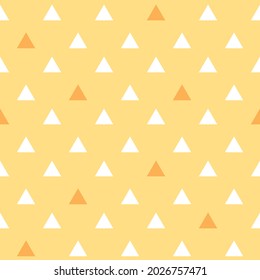 Japanese Cute Yellow Triangle Vector Seamless Stock Vector (Royalty ...