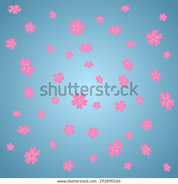 Japanese Flower Texture Stock Vector (Royalty Free) 292890566 ...