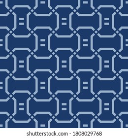 Japanese Geometric Wave Link Vector Seamless Stock Vector (Royalty Free ...
