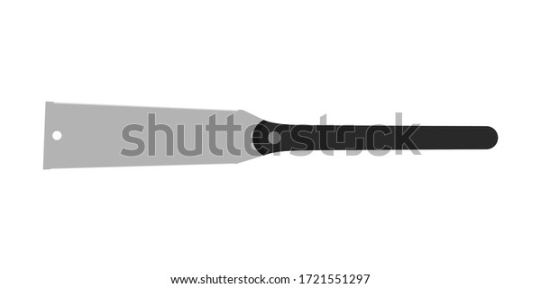 Japanese Hacksaw Tool Vector Flat Illustration Stock Vector (Royalty ...