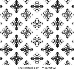 Japanese Ninja Weapons Pattern Design Background: vector de stock ...