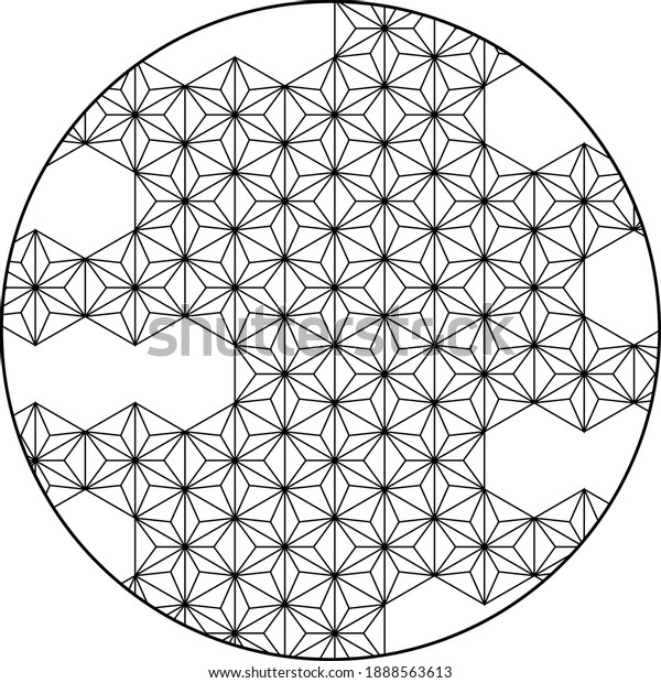 Japanese Pattern Japanese Pattern Icon Stock Vector (Royalty Free ...