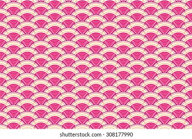 Japanese Pink Pattern Stock Vector (Royalty Free) 308177990 | Shutterstock