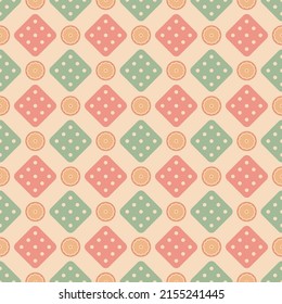 Japanese Pretty Diamond Vector Seamless Pattern Stock Vector (Royalty ...