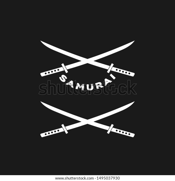 Japanese Samurai Logo Icon Simple Stock Vector (Royalty Free ...