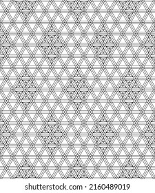 Japanese Seamless Kumiko Pattern Black Fine Stock Vector (Royalty Free ...
