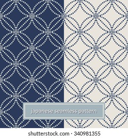 Japanese Seamless Pattern Stock Vector (Royalty Free) 340981355 ...