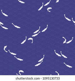 Japanese Style Fish Pattern i Drew Stock Vector (Royalty Free ...