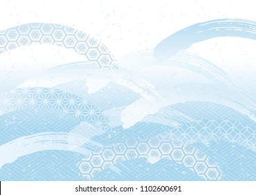 Japanese Summers Fresh Pattern Stock Vector (Royalty Free) 1102600691 ...