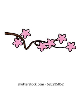 Japanese Tree Branch Icon Stock Vector (Royalty Free) 628235852 ...