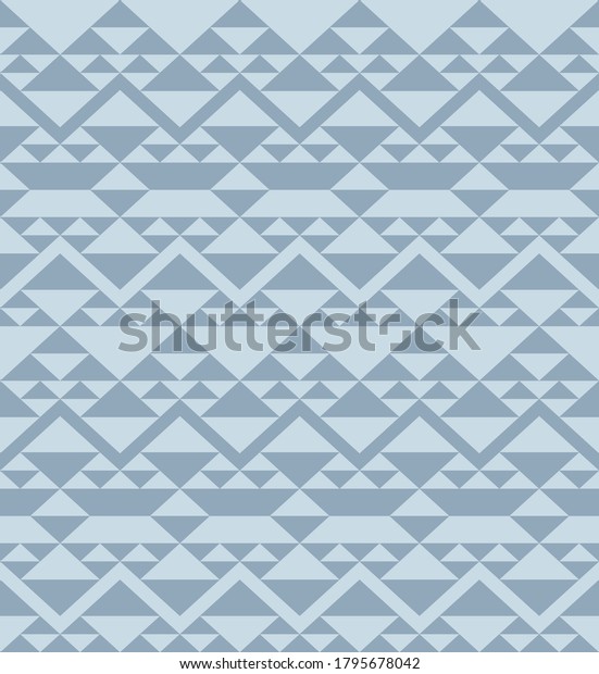 Japanese Triangle Hill Vector Seamless Pattern Stock Vector (Royalty ...