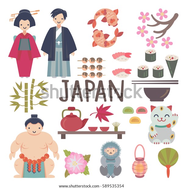 Japanese Vector Collection Geisha Sumo Wrestler: Vector có sẵn (miễn ...