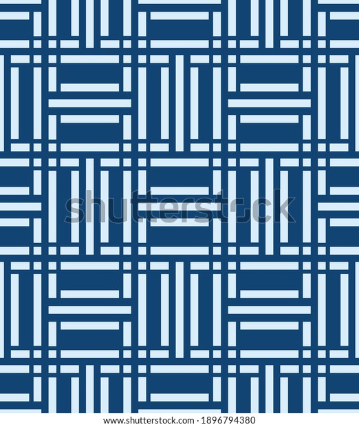 Japanese Weaving Motif Vector Seamless Pattern Stock Vector (Royalty ...