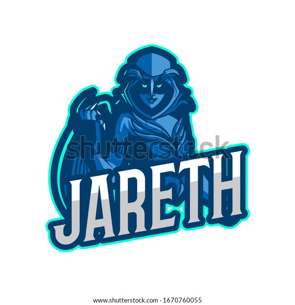 Jareth Gaming Esport Logo Template Stock Vector (Royalty Free ...