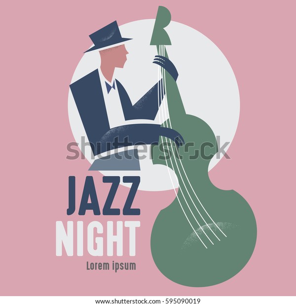 Jazz Night Stock Vector (Royalty Free) 595090019