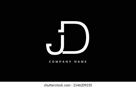 Jd Dj Alphabets Letters Logo Monogram Stock Vector (Royalty Free ...