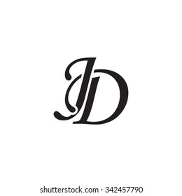 Jd Initial Monogram Logo: vector de stock (libre de regalías) 342457790 ... Jd Initial Monogram Logo: vector de stock (libre de regalías) 342457790 ...