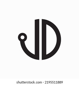 Jd Letter Technologi Circle Logo Vector Stock Vector (Royalty Free ...