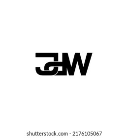 Jdw Letter Original Monogram Logo Design Stock Vector (Royalty Free ...