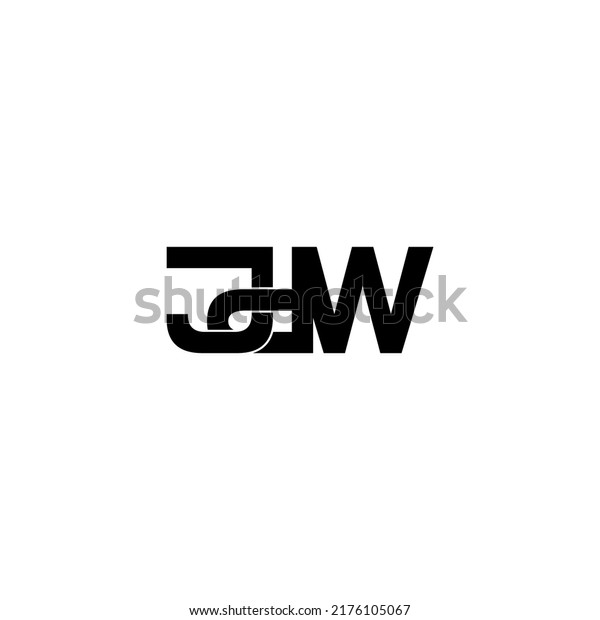 Jdw Letter Original Monogram Logo Design: เวกเตอร์สต็อก (ปลอดค่า ...
