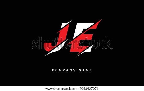 Je Ej Alphabets Letters Logo Monogram Stock Vector (Royalty Free ...