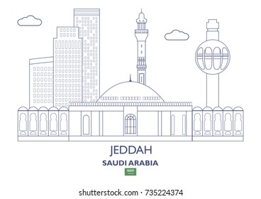 440 Jeddah Outline Images, Stock Photos & Vectors | Shutterstock