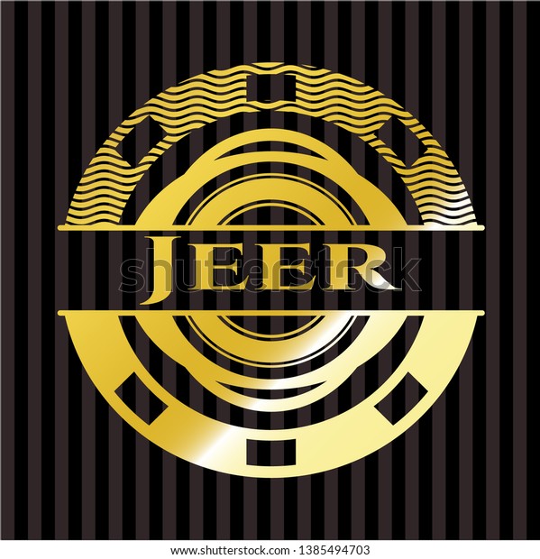 Jeer Shiny Emblem Vector Illustration Detailed Stock Vector (Royalty ...